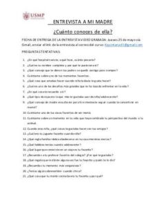 10 Preguntas para Hacerle a tu Mamá en el Día de las Madres