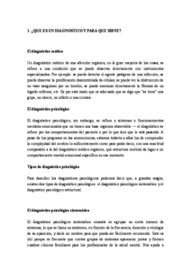 Cómo hacer un diagnóstico psicológico: un ejemplo