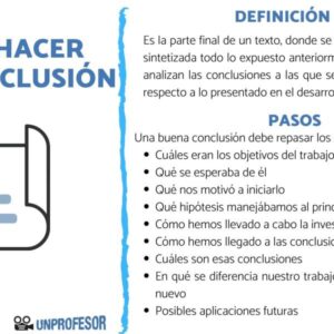 Cómo hacer una conclusión personal: Guía paso a paso