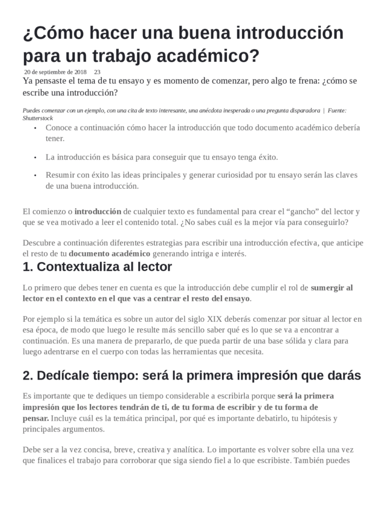 Cómo redactar una introducción: pasos a seguir para tener éxito