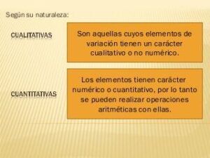 ¿Cuál es la diferencia entre una variable cualitativa y una cuantitativa?