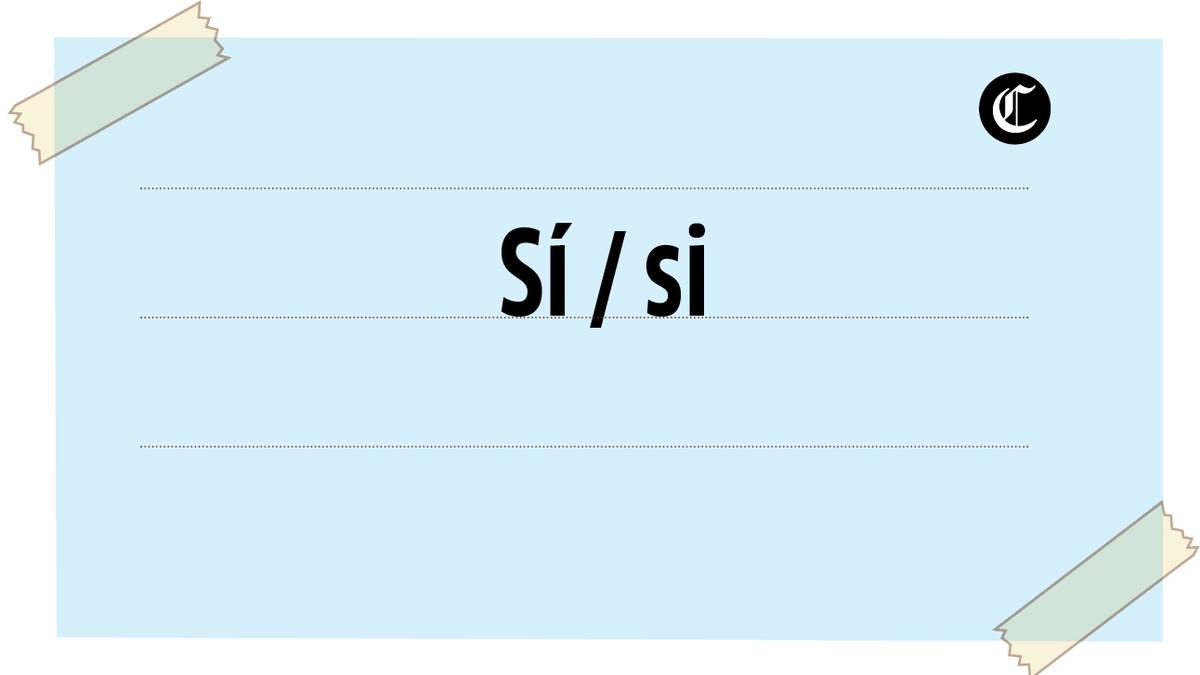 ¿Cuáles son las diferencias entre sí y sí?