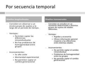 Cuales son los diferentes tipos de investigacion longitudinal y transversal