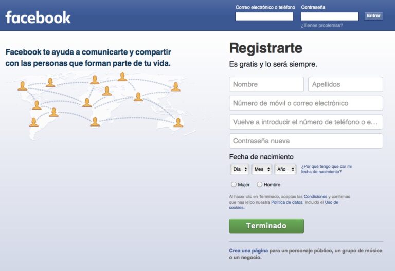 Ejemplos de registro de datos para tu sitio web