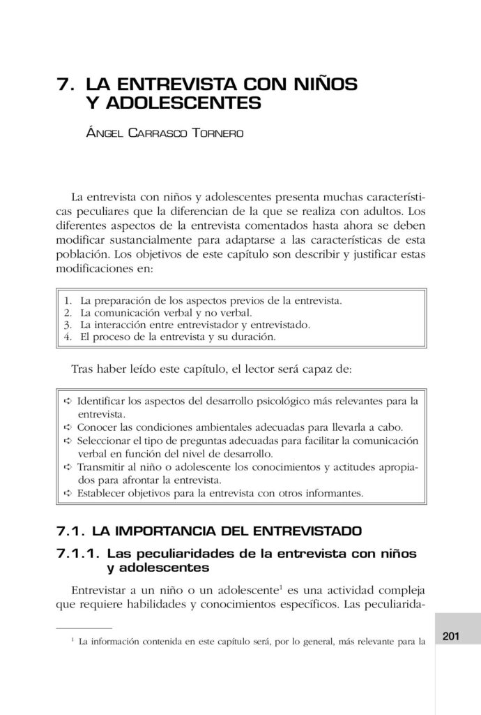 Entrevista psicológica para adolescentes: ejemplo de cómo se hace