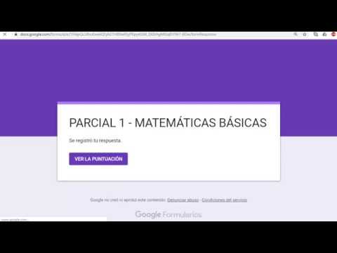 Examen Google Forms: Ejemplo de cómo aprobar el examen