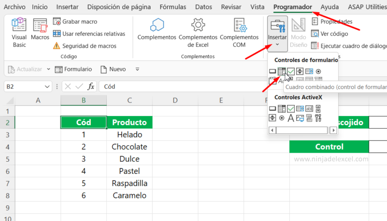 Excel: cómo crear una opción de múltiple selección