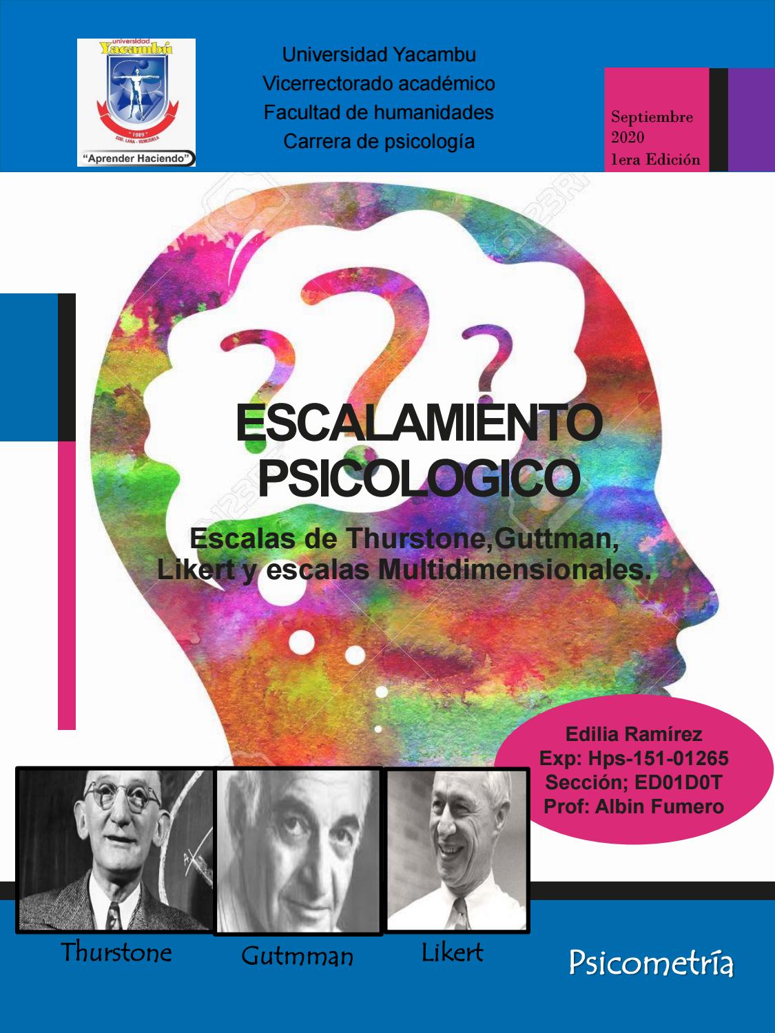 La escala de Thurstone: un método de escalamiento psicológico estandarizado