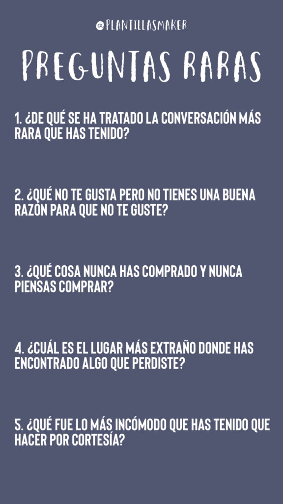 ¿Por qué la gente hace preguntas random raras?