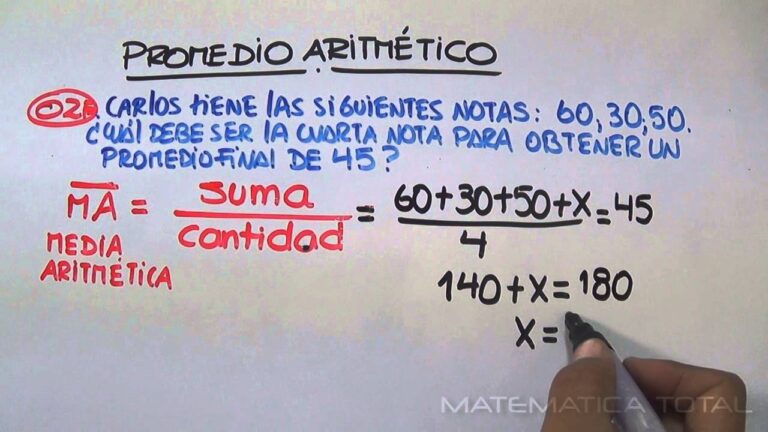 ¿Qué es el promedio aritmético y cómo se calcula?