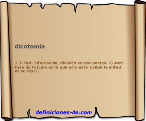 ¿Qué es la dicotomía? Definición, concepto y ejemplos