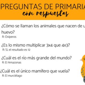¿Qué preguntas de primaria necesitas saber para responder?