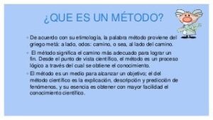 ¿Qué significa método?