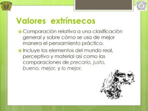 Valores extrínsecos: Ejemplos y definición